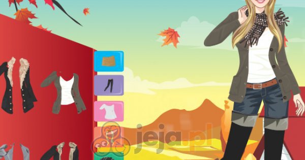 Jesienne wakacje - ubieranki Jeja.pl