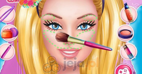 Ślubny makijaż Barbie - ubieranki Jeja.pl