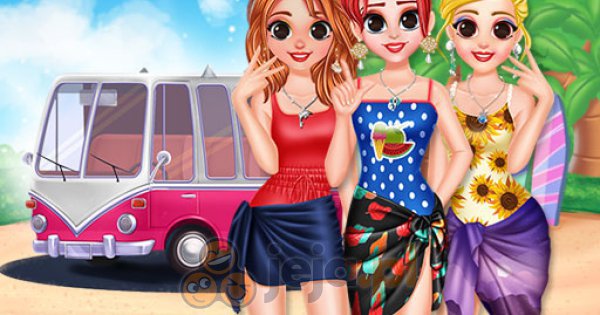 Wakacje z przyjaciółkami - ubieranki Jeja.pl