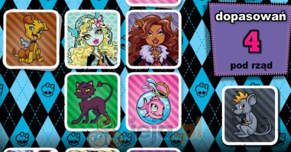 Monster High - dopasowywanie - ubieranki Jeja.pl
