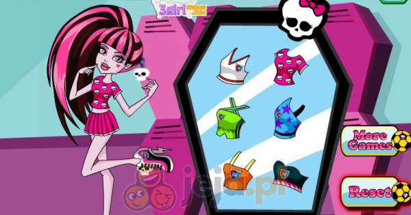 Monster High i szkolny konkurs taneczny - ubieranki Jeja.pl