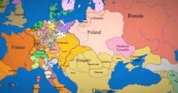 Jak w ciągu tysiąca lat zmieniały się granice Europy - filmiki Jeja.pl