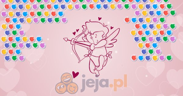 Walentynkowe bańki - gry Jeja.pl