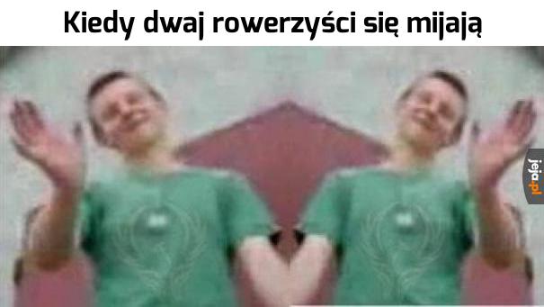 Najbardziej znany rowerzysta w Polsce - Jeja.pl