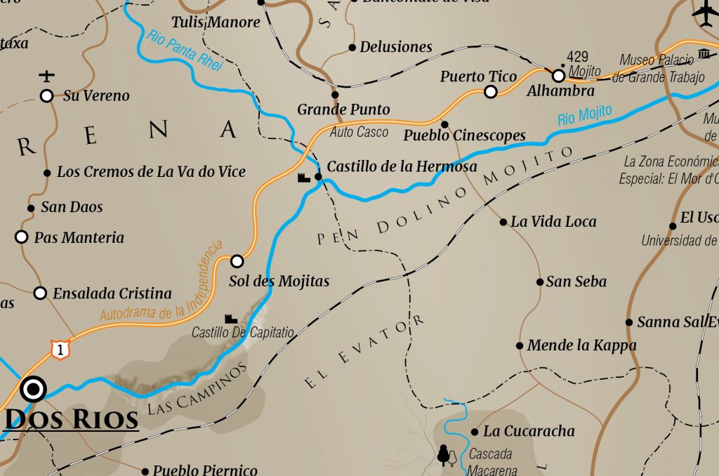 Mapa San Escobar - Jeja.pl