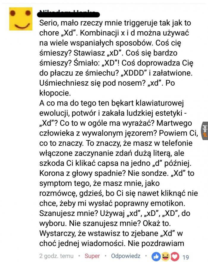 Rodzaje "xD" - Jeja.pl