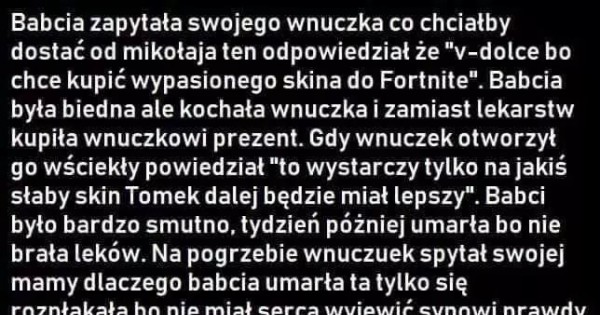 Biedna babcia - Jeja.pl