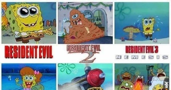 Spongebob i Resident Evil - Jeja.pl