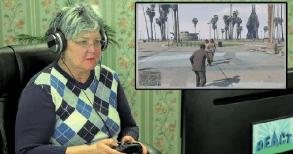 Babcia gra w GTA - Jeja.pl