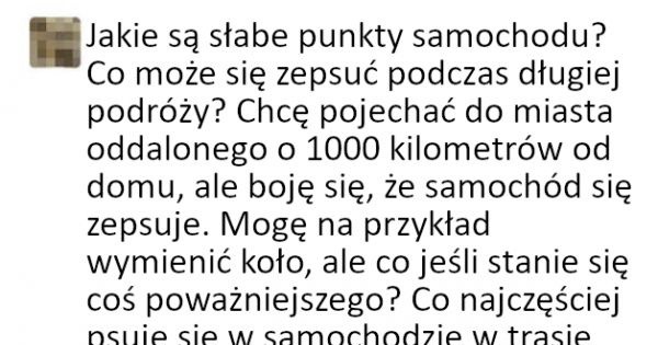 Słabe punkty samochodu - Jeja.pl