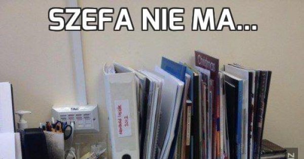 Szefa nie ma... - Jeja.pl