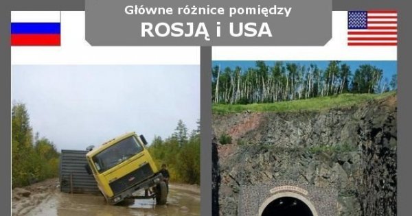 Rosja vs USA - Drogi - Jeja.pl