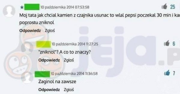 Zaginol na zawsze - Jeja.pl