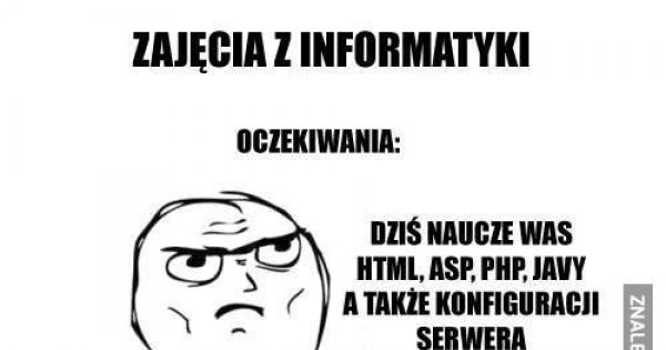 Zajęcia z informatyki... - Jeja.pl
