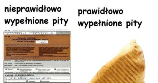 Prawidłowo wypełnione pity - Jeja.pl
