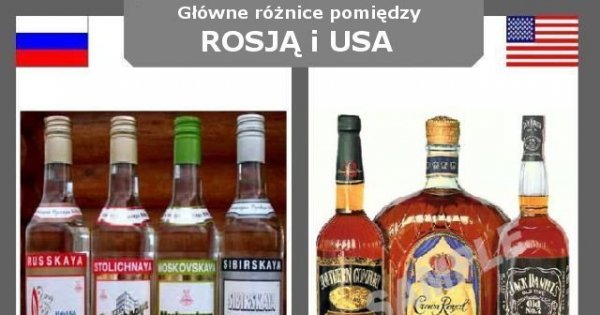Rosja vs USA - Alkohol - Jeja.pl