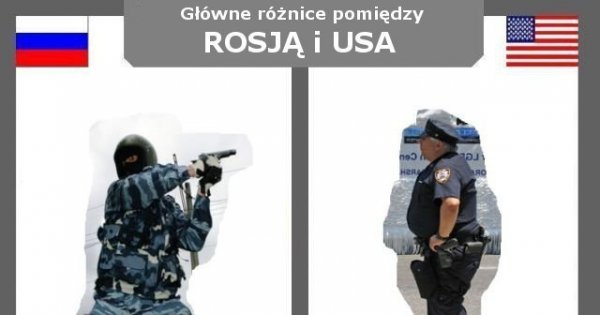 Rosja vs USA - Policja - Jeja.pl