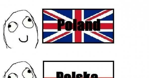 Polska w różnych językach - Jeja.pl