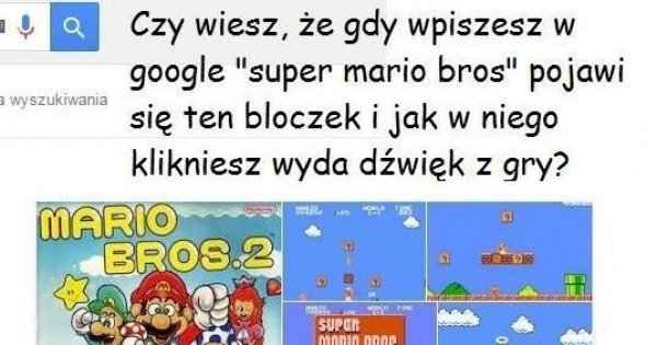 Mario w Google - Jeja.pl