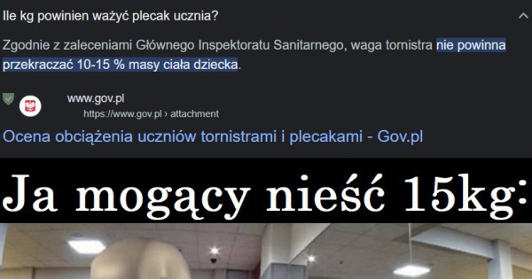 Żart polega na tym, że podmiot liryczny jest chorobliwie otyły - Jeja.pl