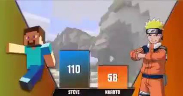 Poziom mocy: Steve vs Naruto - Jeja.pl