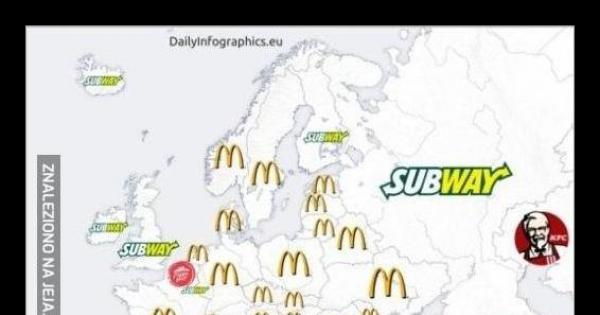 Najpopularniejsze sieci fast-foodów w krajach Europy - Jeja.pl