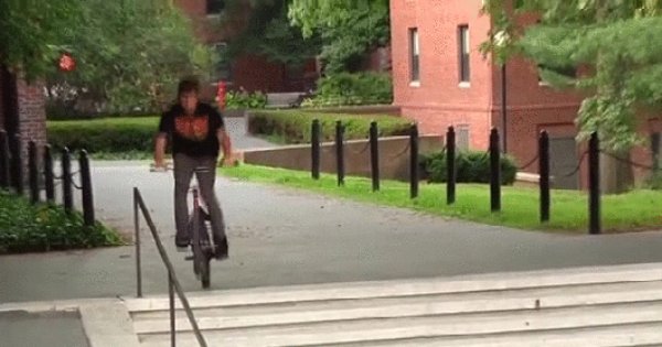 Takiego tricku jeszcze nie widziałem! Szacun, ziomuś! - Jeja.pl